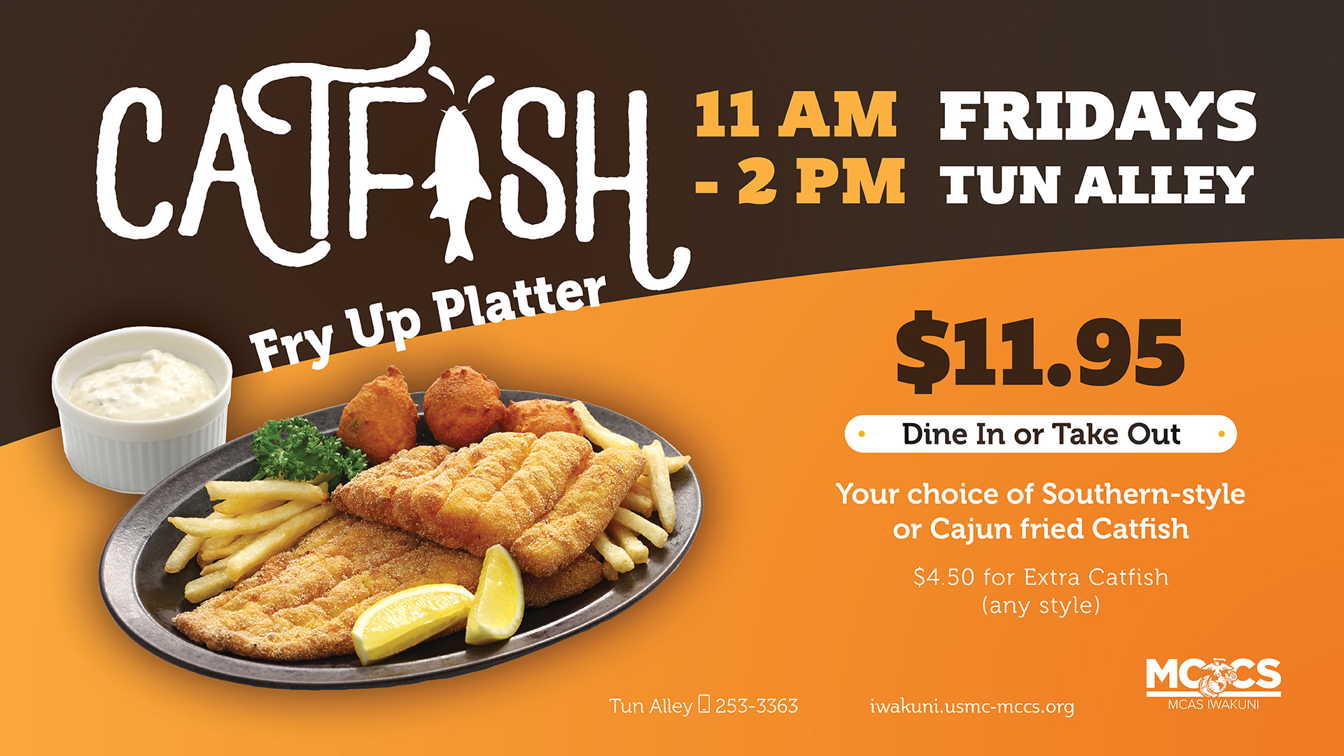 Catfish Platter Friday